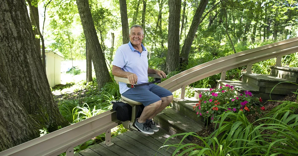Outdoor Stair Lifts | St. George, UT | Bruno® - Made In USA